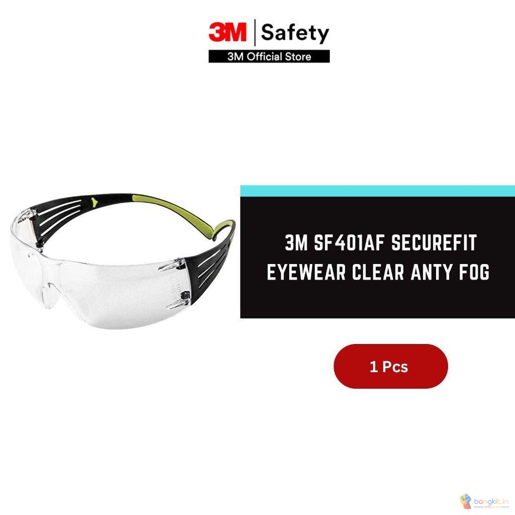 3M SF401AF Securefit Eyewear Clear Anty Fog-Lens - Bangkit In ...